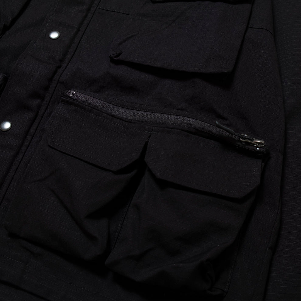 Aard Tokyo Logo Field Jacket Black